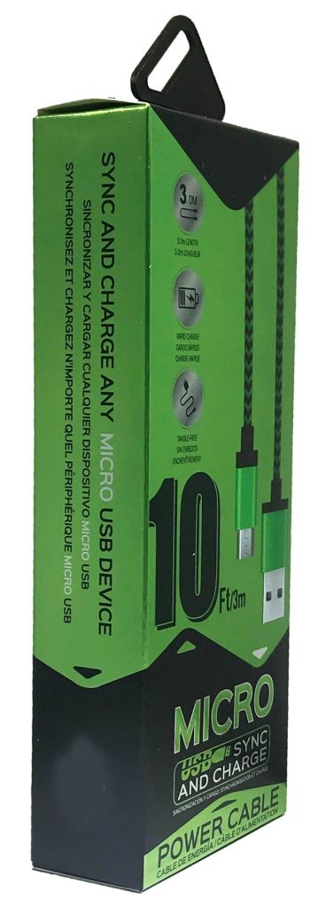 Micro V9 USB Sync & Charge 10 Foot Cable | The CEO Creative