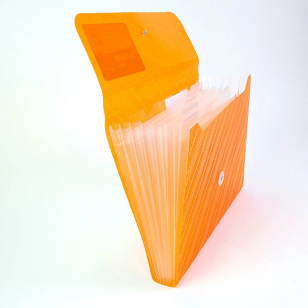 Translucent Poly Expanding File – 7‑Pocket Letter Size