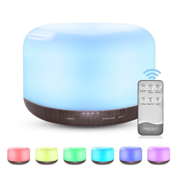 Color Changing Essential Oil Aromatherapy Diffuser With Remote - The ...
