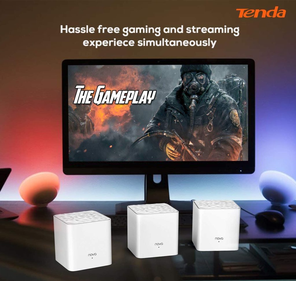 Tenda Nova Mesh WiFi System AC1200 Mesh Router for Wireless Internet ...