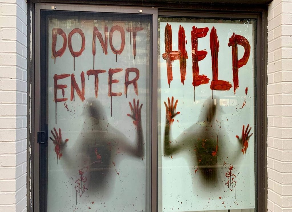 2PCS Halloween Giant Bloody Window Posters | The CEO Creative