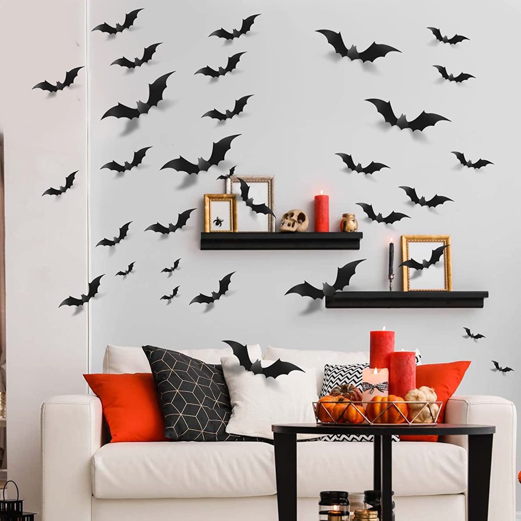 Bat 3D Wall Halloween Decoration 120PCS | The CEO Creative