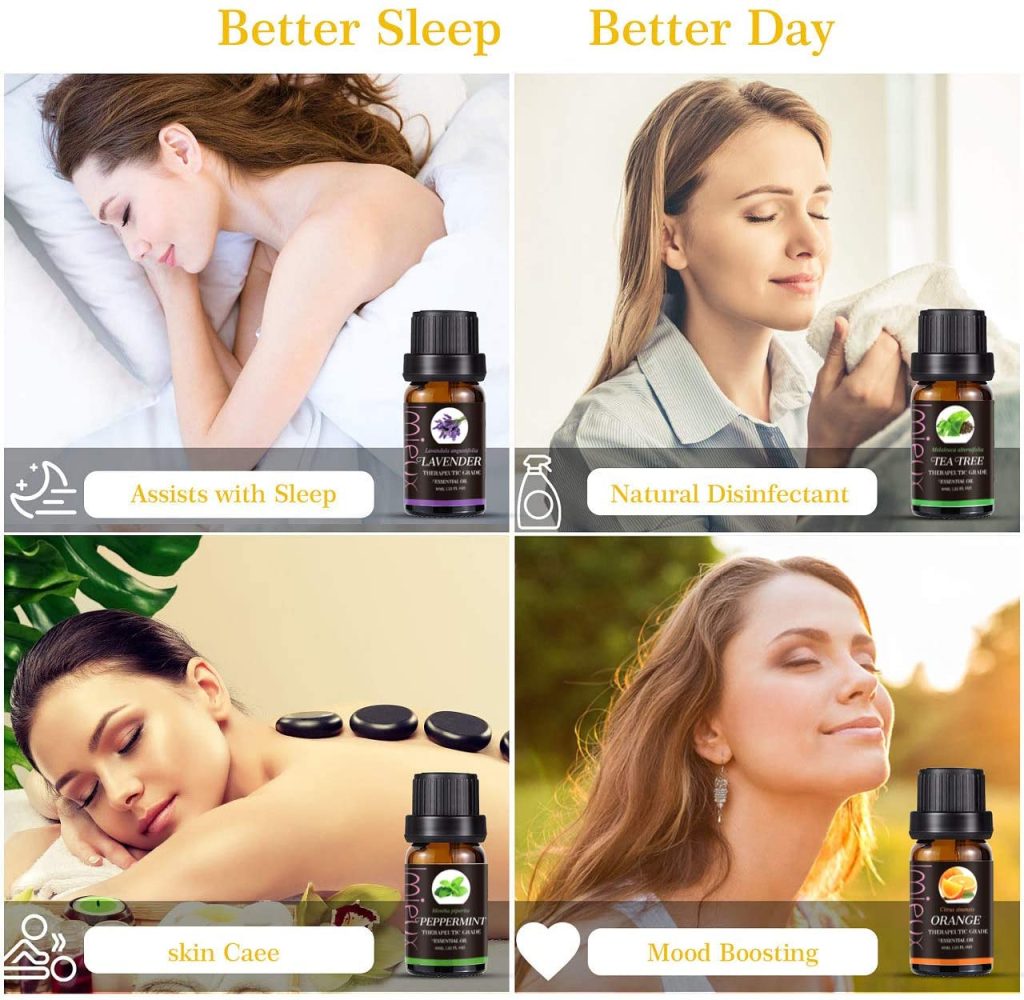 Flower Essential Oils Pack - 6 Bottles | The CEO Creative