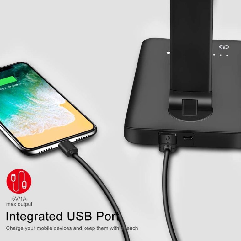 5 Lighting Mode LED Desk Lamp + Wireless Phone Charger | The CEO Creative