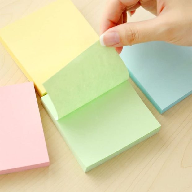 Buy 100 Ct. 3×3 Pastel Stick On Notes - The CEO Creative