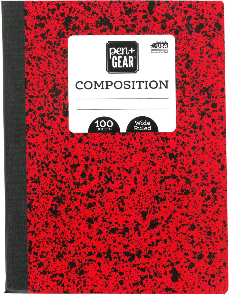 W/R Composition Book, 100 Pages - Assorted Colors - The CEO Creative