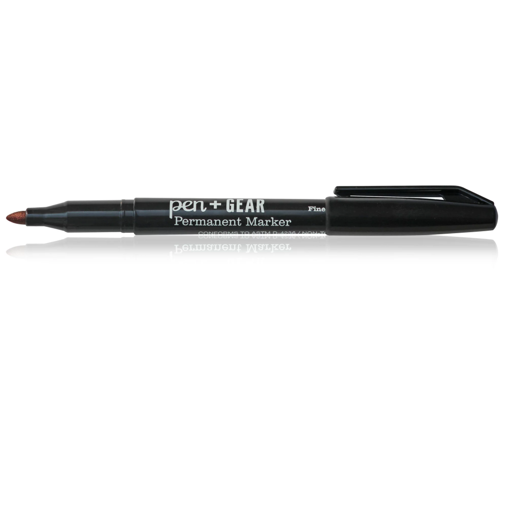 Permanent Marker 12 Count, Assorted Colors | The CEO Creative