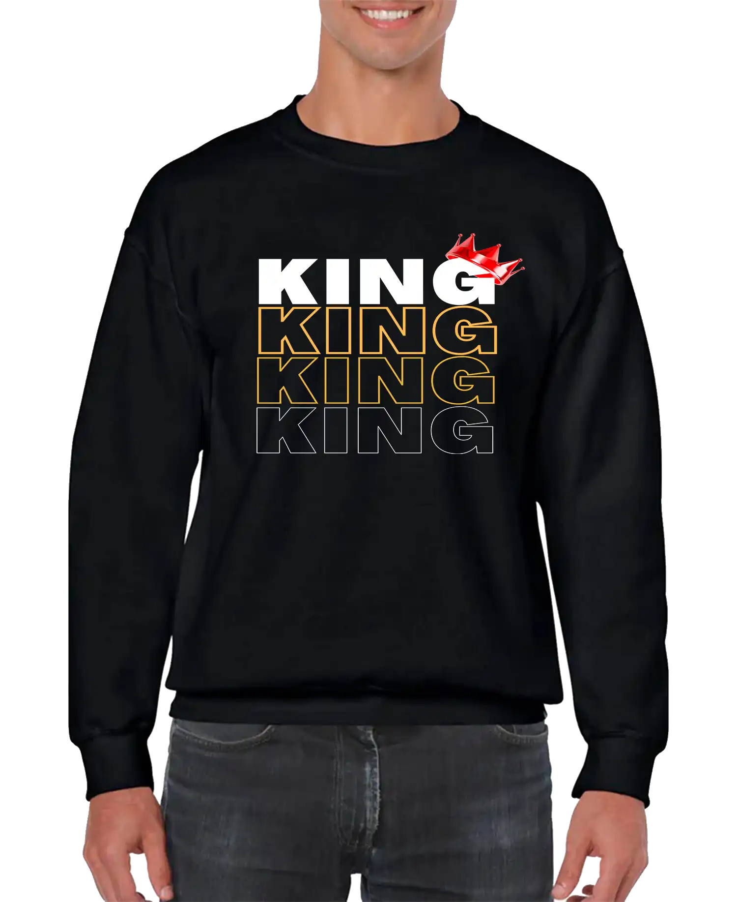 King Crown Men’s Sweatshirt - The CEO Creative