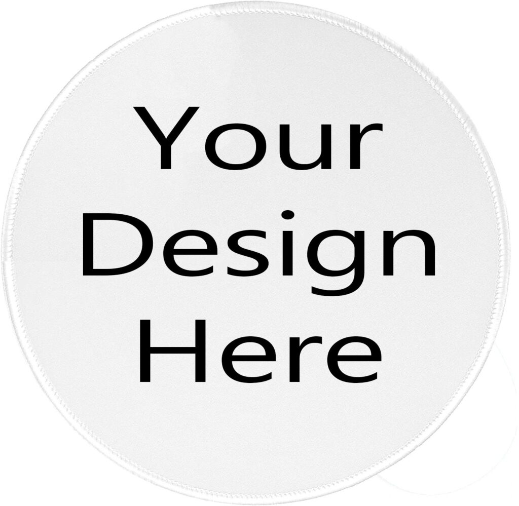 Buy Custom Round Mouse Pad With Edges - The CEO Creative