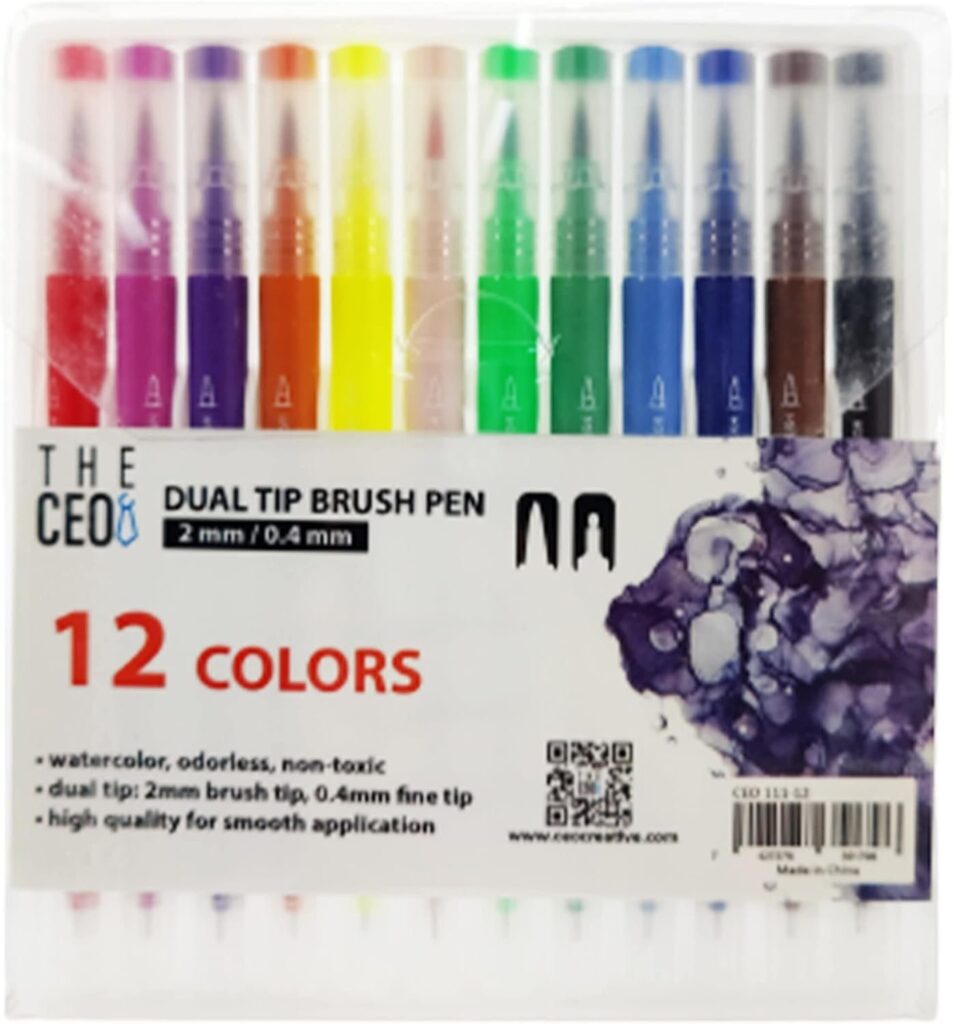 CEO Art water-based markers – Smooth Dual‑Tip Performance