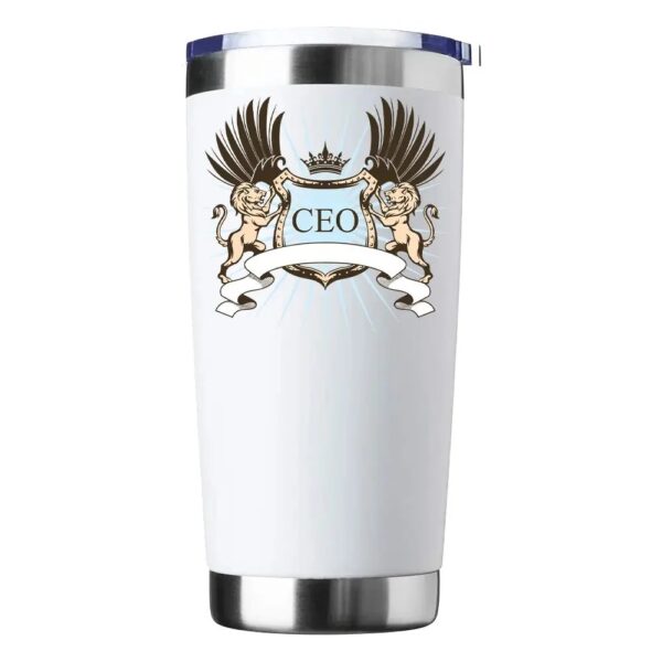 CEO Lion Crest 20oz Insulated Vacuum Sealed Tumbler | The CEO Creative