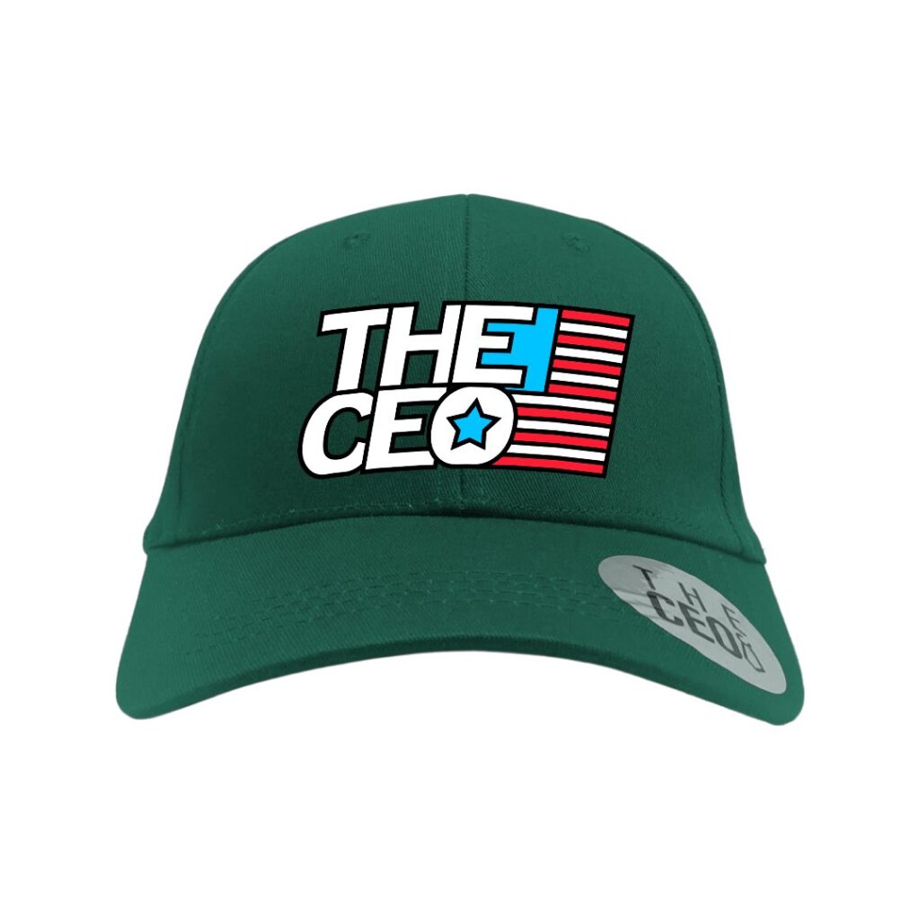 American Flag The CEO Embroidered Baseball Cap