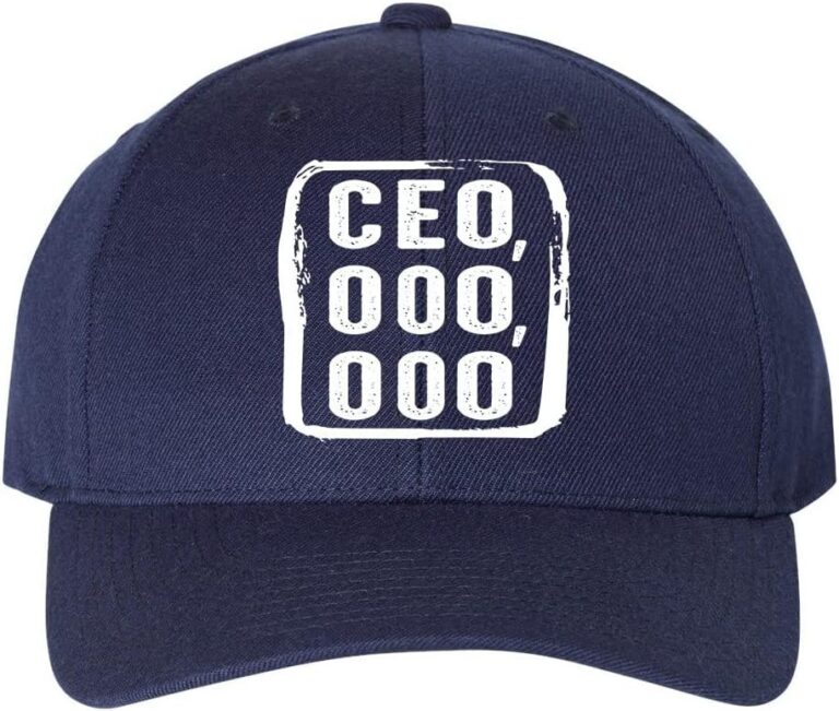The CEO,000,000 Embroidered Cap - The CEO Creative