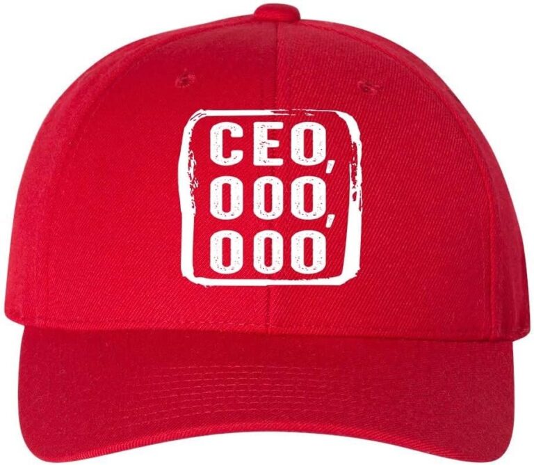 The CEO,000,000 Embroidered Cap - The CEO Creative