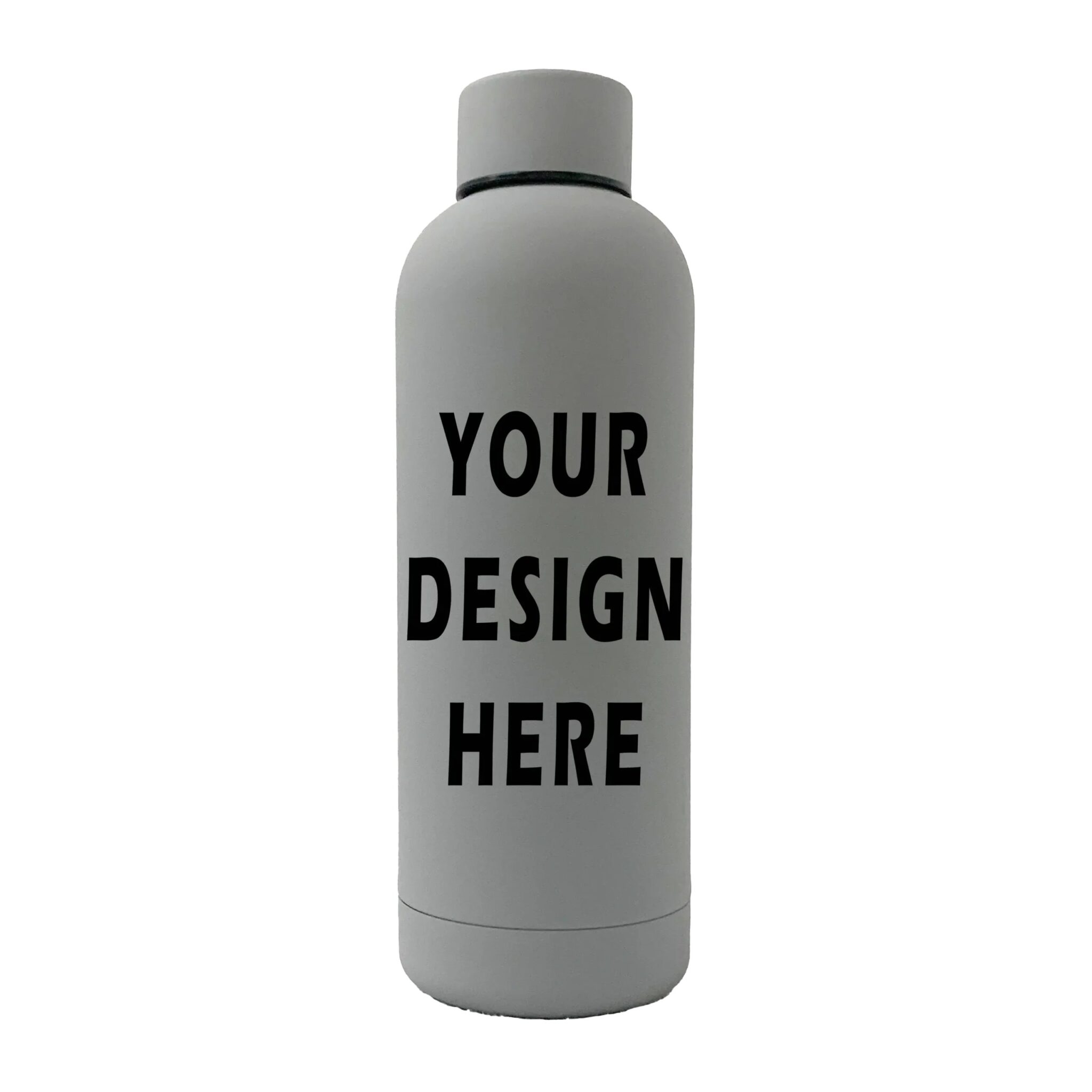 Customizable 17oz Stainless Rubberized Water Bottle - The CEO Creative
