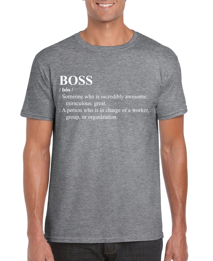 BOSS Definition Men's Unisex T-shirt | The CEO Creative
