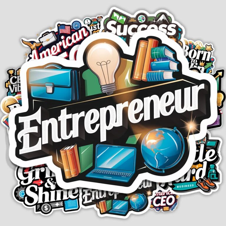 Entrepreneur Sticker - The CEO Creative
