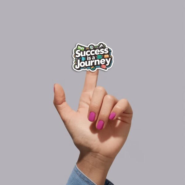 Success Is A Journey Sticker | The CEO Creative