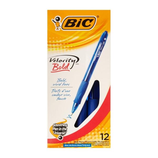 BIC Velocity Bold Retractable Ballpoint Pen - Blue | The CEO Creative