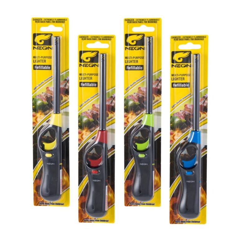 Multi-Purpose Refillable Lighter – 1 Random Color | The CEO Creative