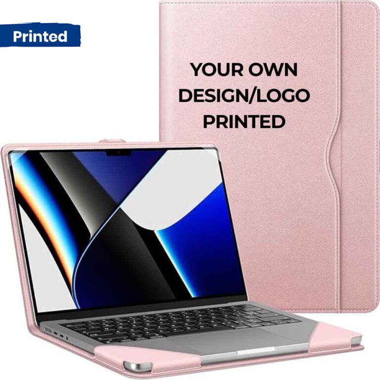 Net30 Customizable Printed MacBook Pro 14″ Leather Sleeve Case